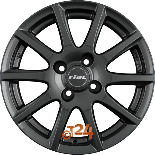 17 Zoll RIAL MILANO für Kia Rio YB in Titanium